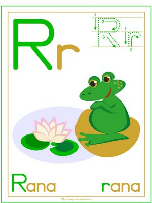 ACTIVIDADES DE LECTO-ESCRITURA PARA NIÑOS - LA LETRA R : FICHAS PARA NIÑOS